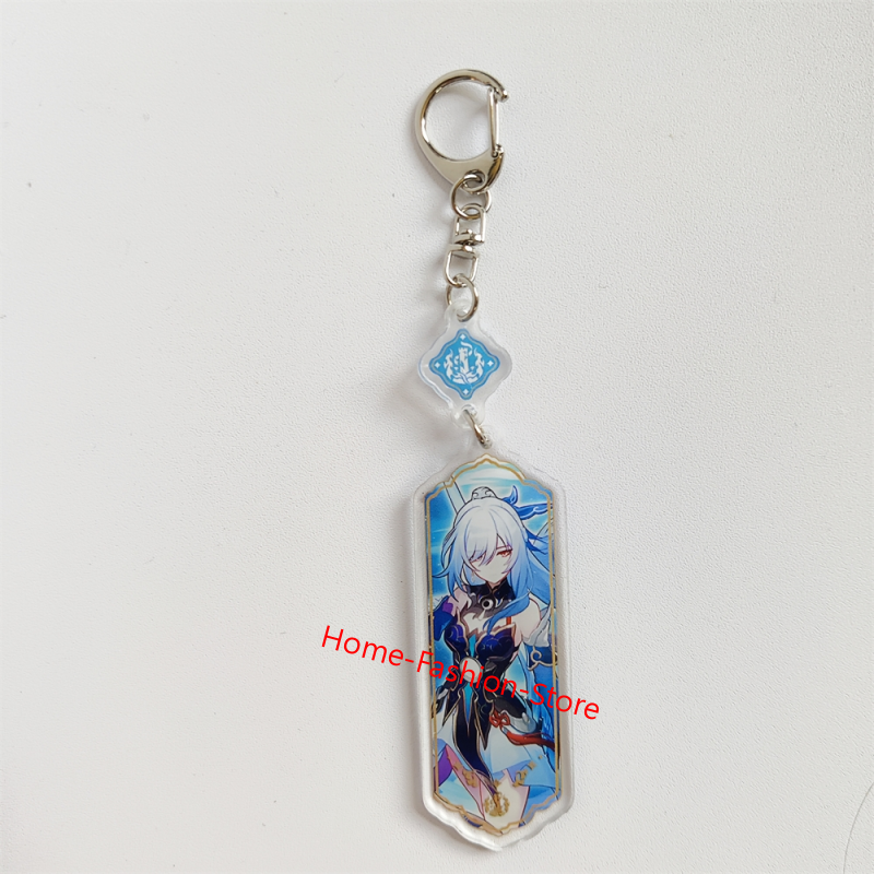 Honkai: Star Rail Keychain Sparkle Acrylic Figure Keyring Anime Pendant ...