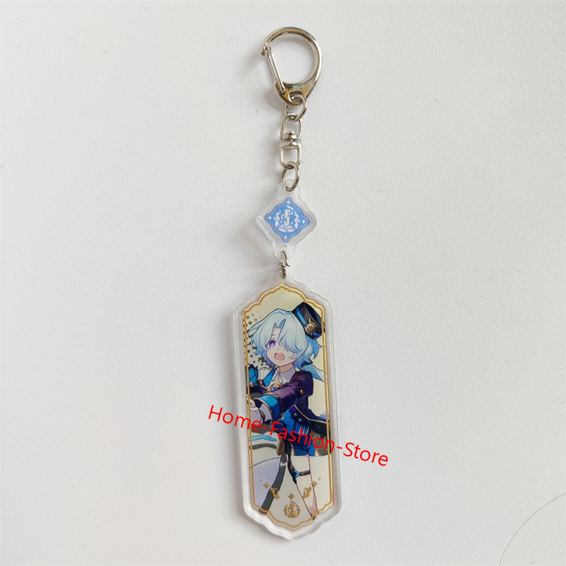 Honkai: Star Rail Keychain Sparkle Acrylic Figure Keyring Anime Pendant ...