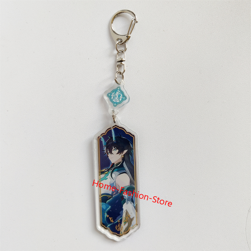 Honkai: Star Rail Keychain Sparkle Acrylic Figure Keyring Anime Pendant ...