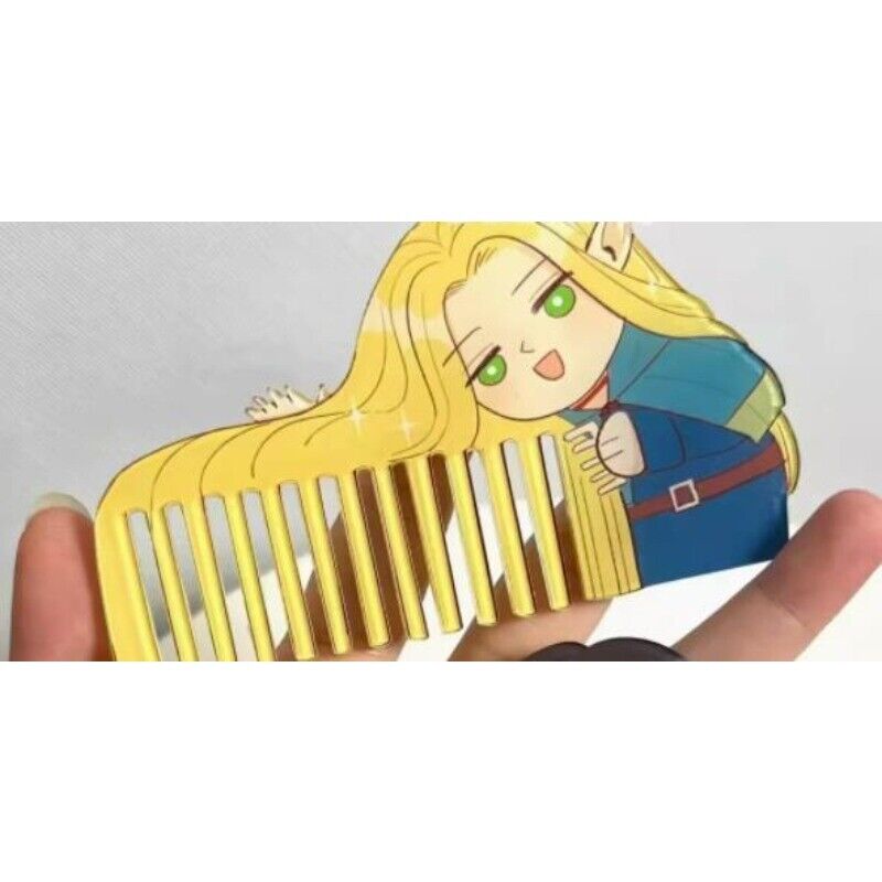 Delicious In Dungeon Marcille Anime Double Sided Portable Comb Acrylic ...
