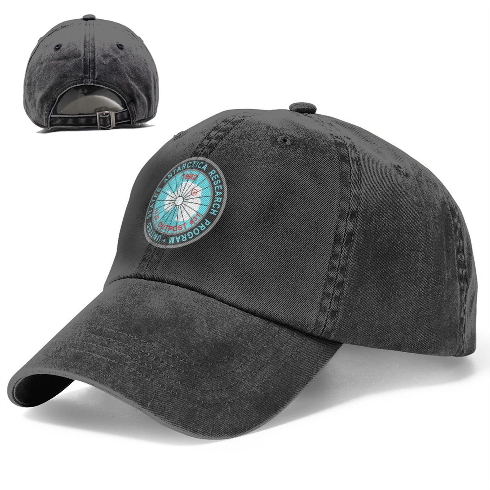 Outpost 31 Antarctica Research Unisex Hats Adjustable Denim Baseball Cap | eBay