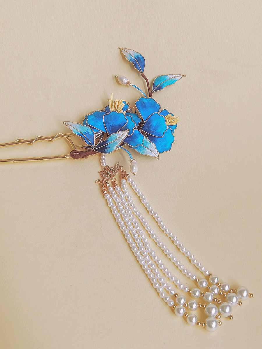 Ancient Style Silk Hairpin Handmade Hairpin Hanfu Hair Accessory ...