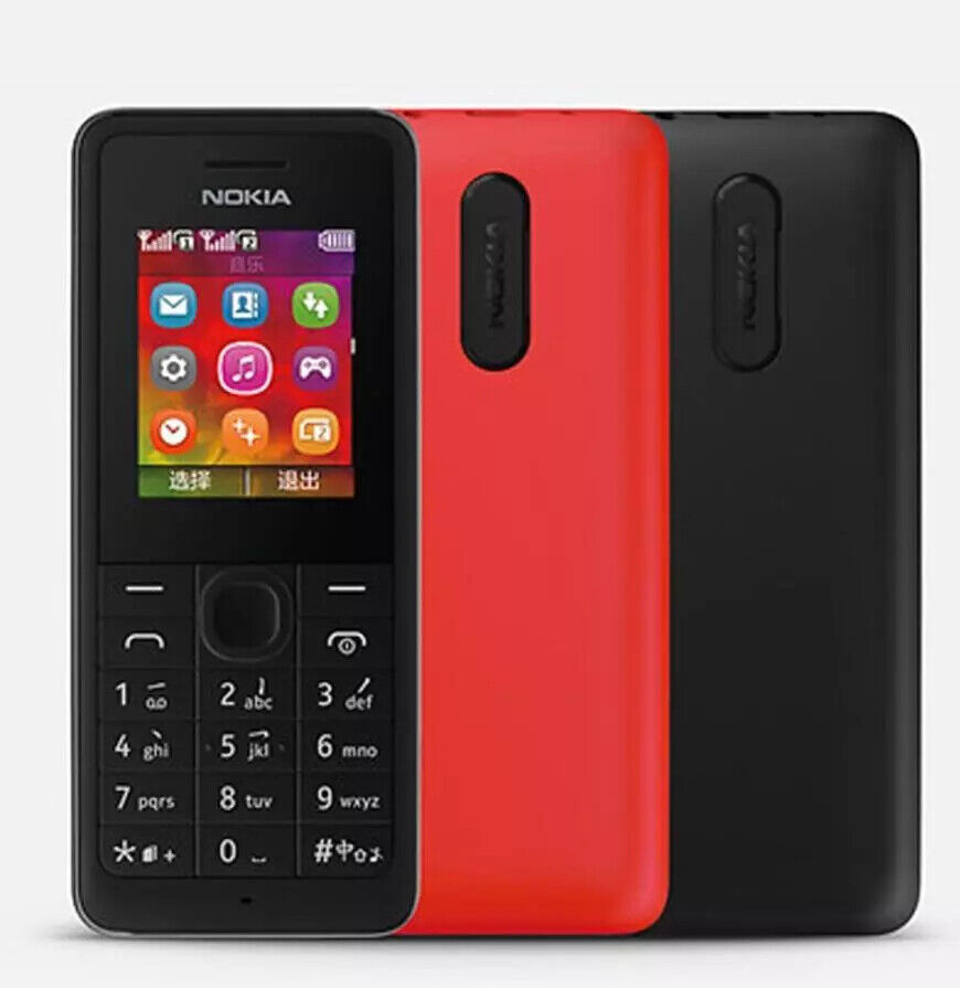 Nokia 107 Cellular Phone GSM Unlocked GSM Multilingual keyboard | eBay UK