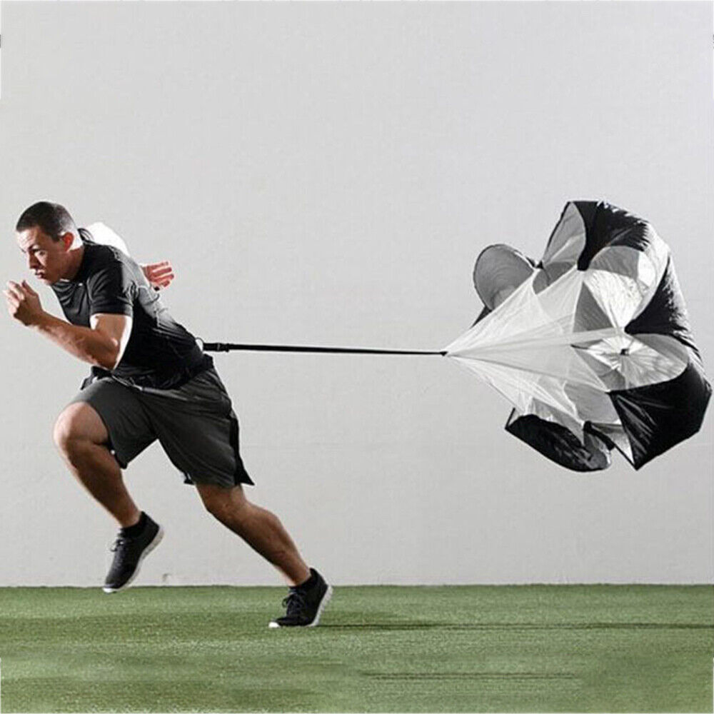 Running Resistance Parachute Adjustable Nylon Parachute Football Sport ...