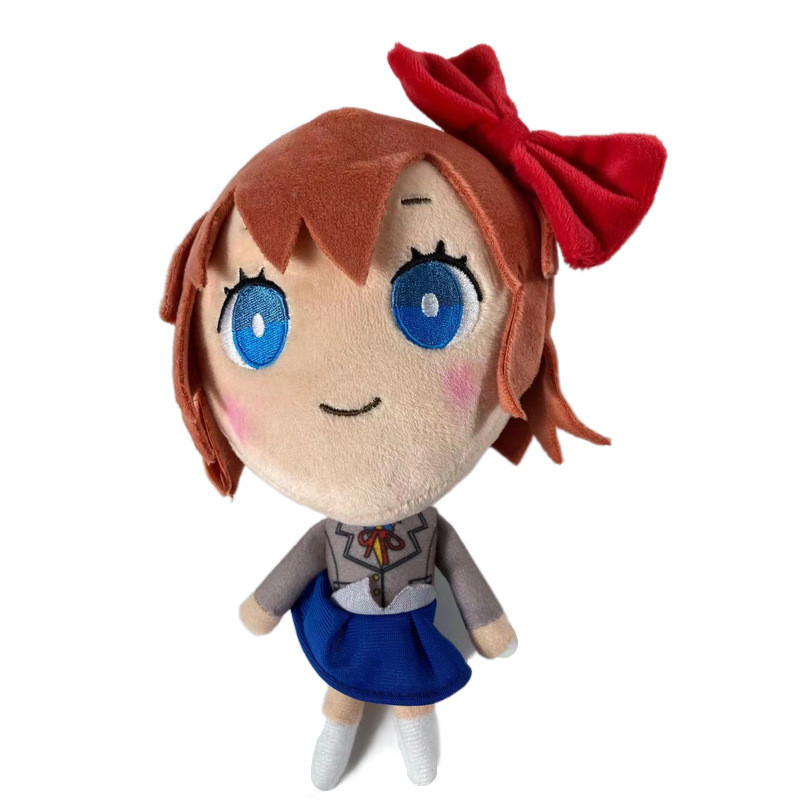 Doki Doki Literature Club Cute Monika Natsuki Sayori Anime Plush Doll ...