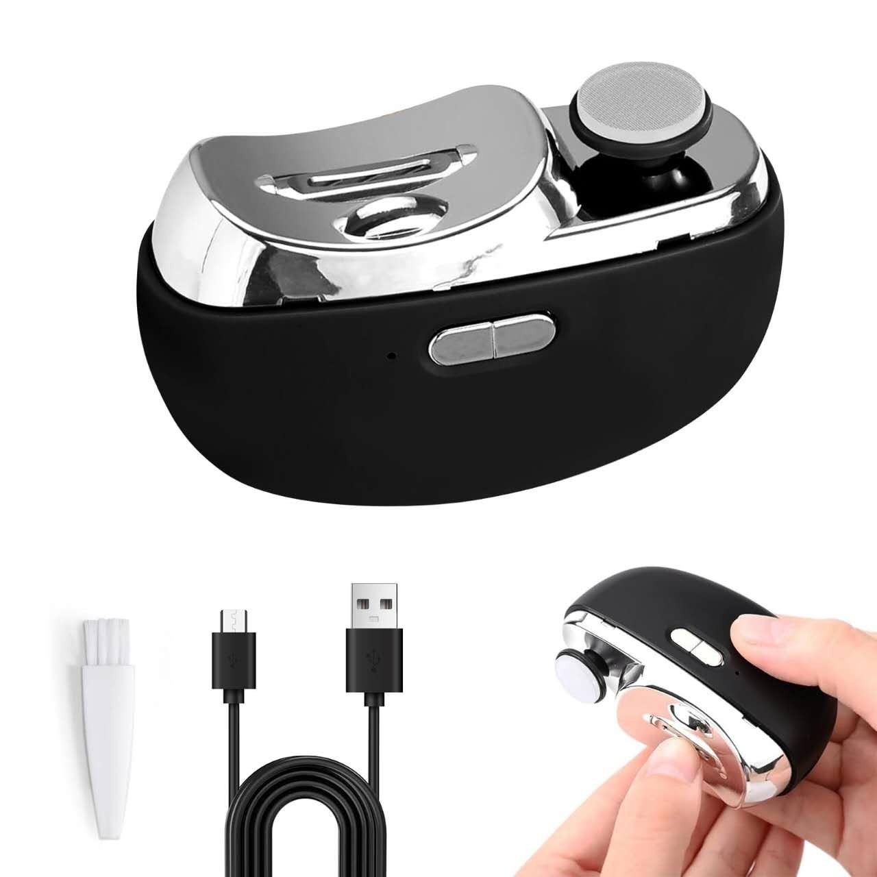 Rechargeable Electric Nail Clipper –Quiet Dual-Speed Fingernail Trimmer ...
