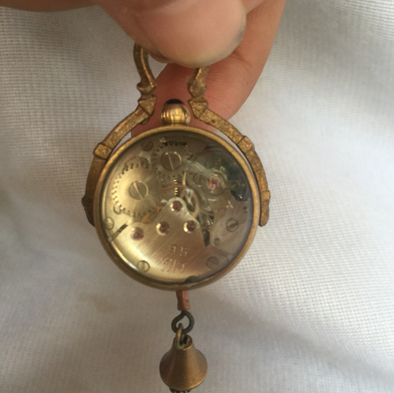 Mini Pocket Watch Crystal Mechanical Watch Small Crystal Mechanical ...